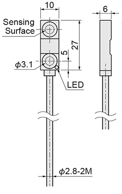 Proximity Sensors Flat Body | MISUMI | MISUMI India
