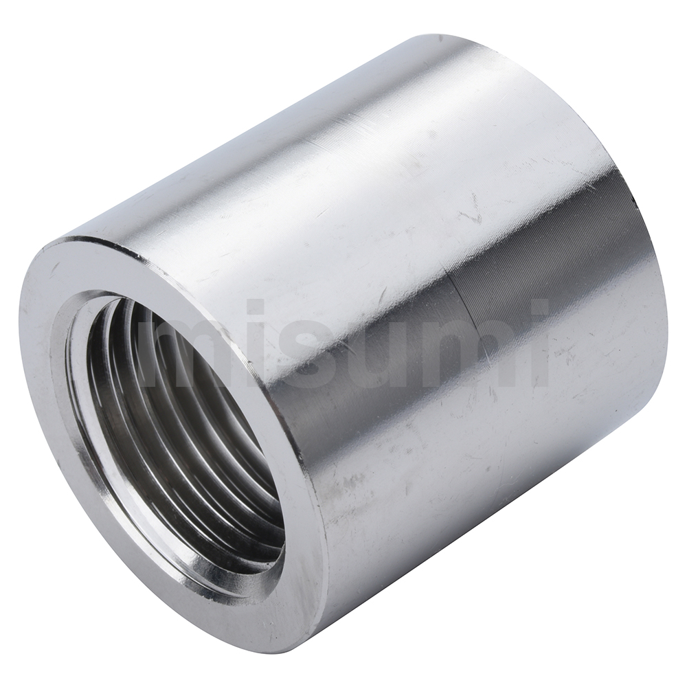 Stainless Steel Screw-In Joints, Equal Dia., Sleeve | MISUMI | MISUMI India