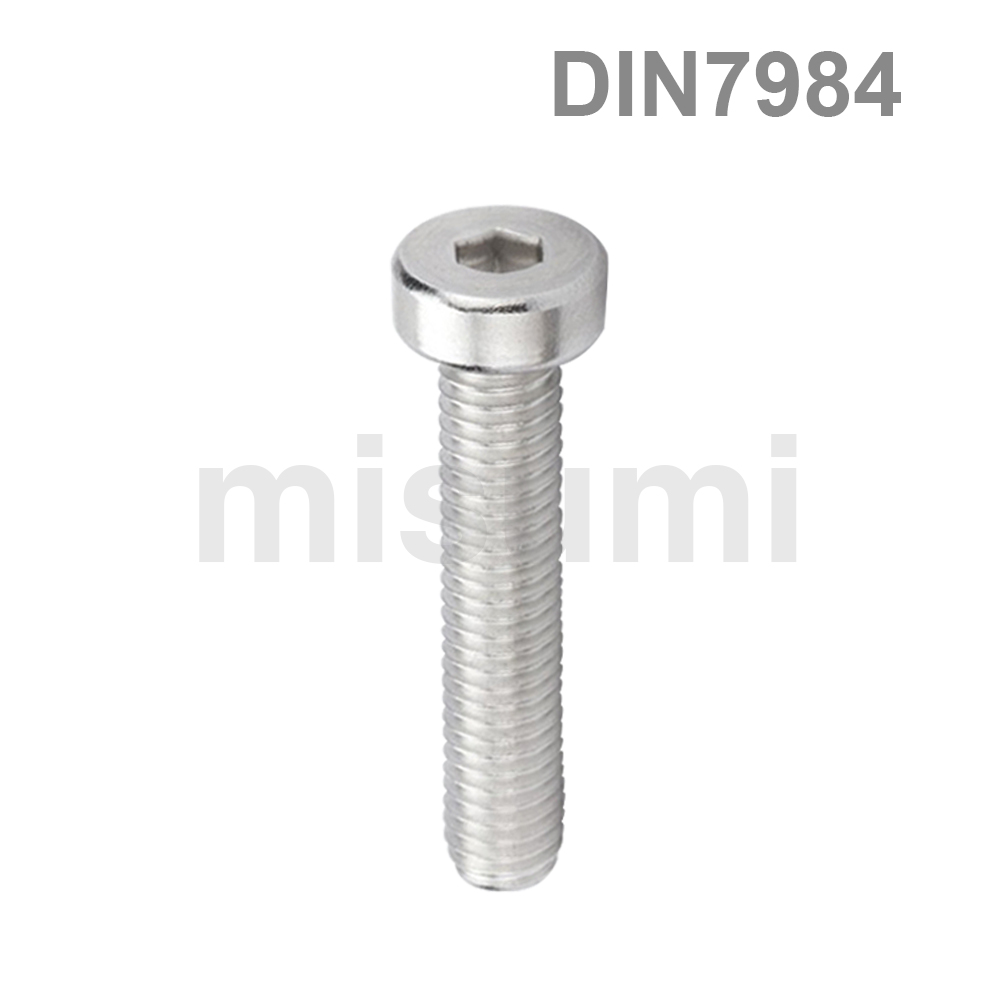 Low Head Hex Socket Head Cap Screws - Stainless Steel SUS304 | MISUMI ...